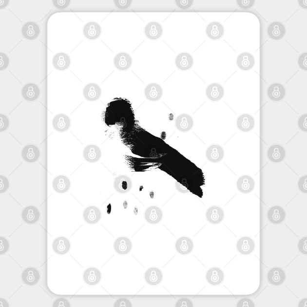 Crow Bird Sticker Teepublic